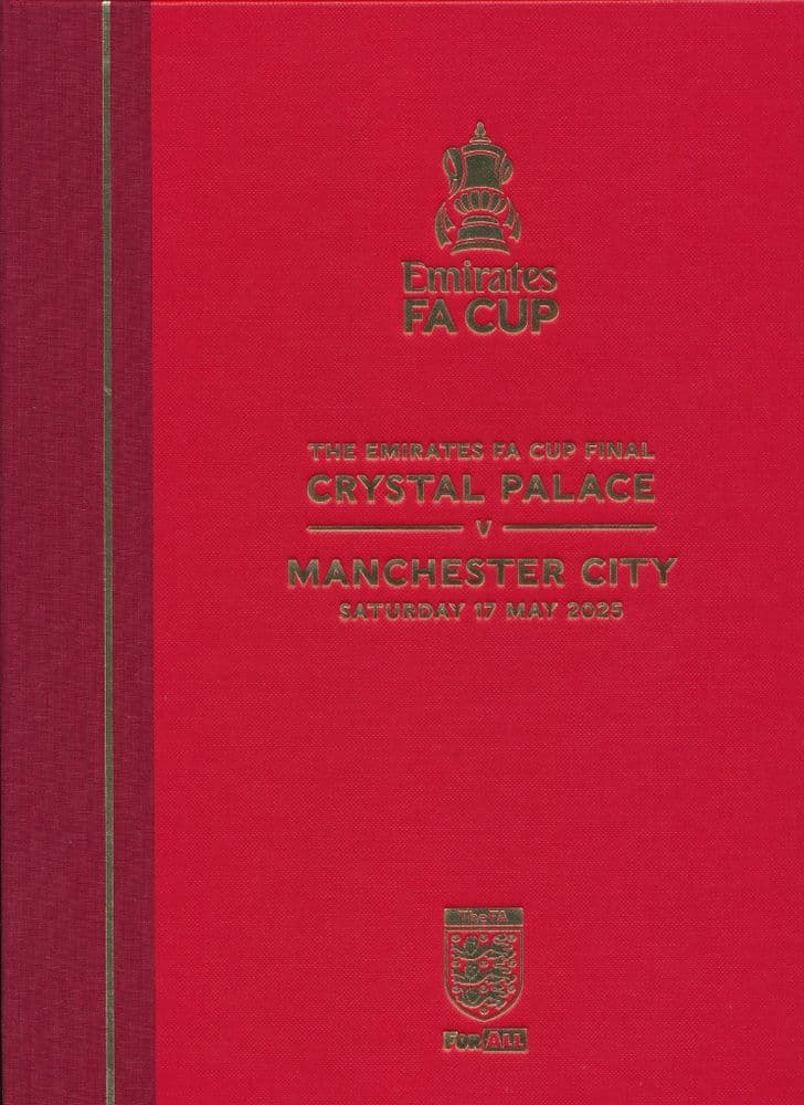 2025 FA Cup Final Crystal Palace v Manchester City - LIMITED EDITION ...