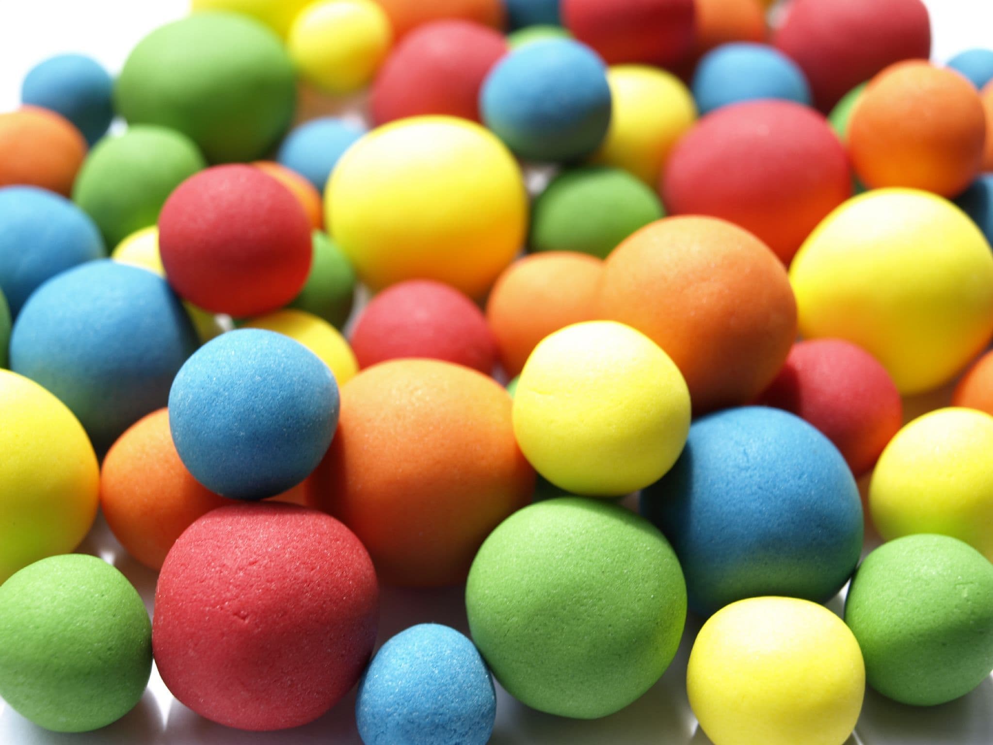 Rainbow Colour Sugar Balls Sprinkle Drops - Fondant Edible Cupcake Cake ...