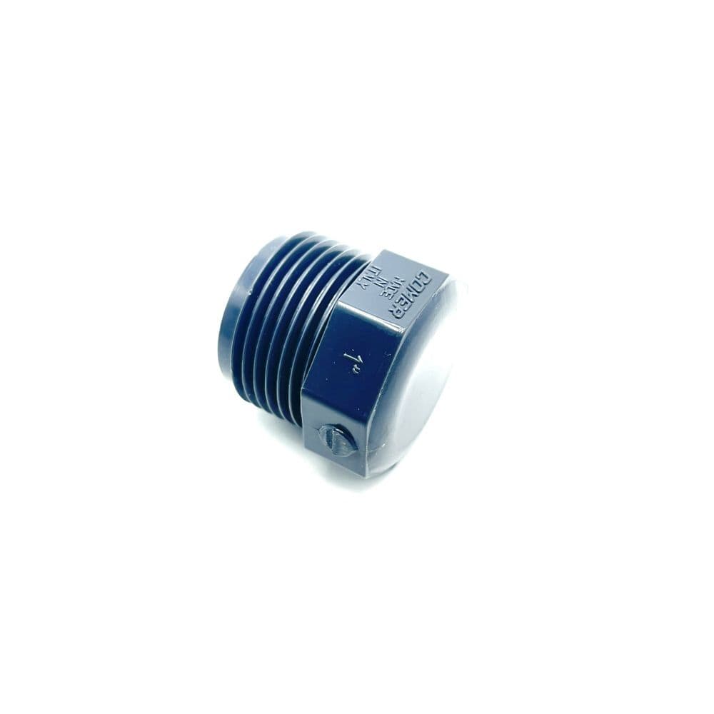 PVC Threaded Plug 1" 33 6mm