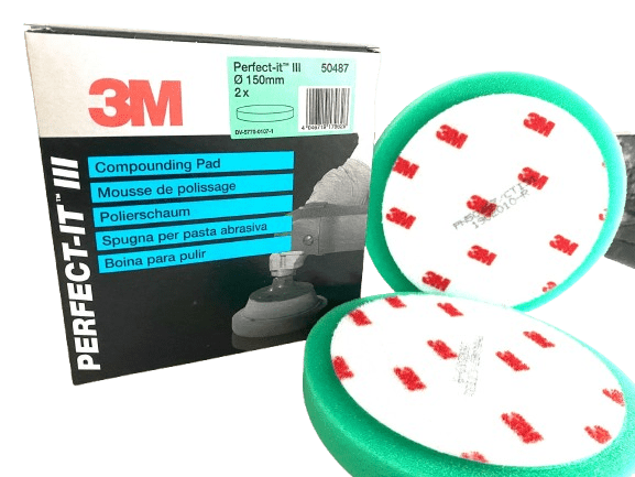 3M 50487 Green compound pads Box of 2