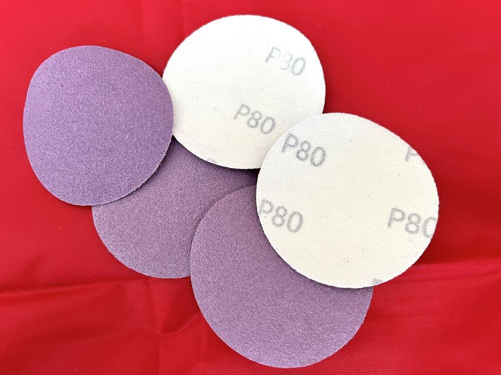 Genesis 75mm Ceramic sanding Discs GRIT 80-800 Box 50