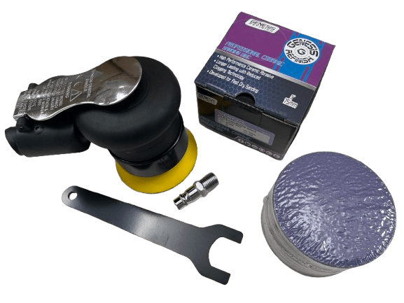 Genesis Spot Repair kit with 75mm Palm sander