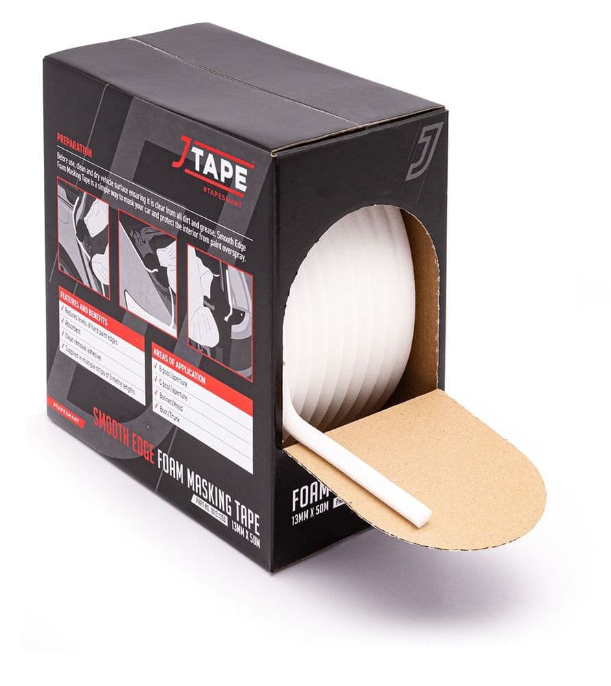 J Tape Smooth Edge Foam Masking Tape 13mm x 50m