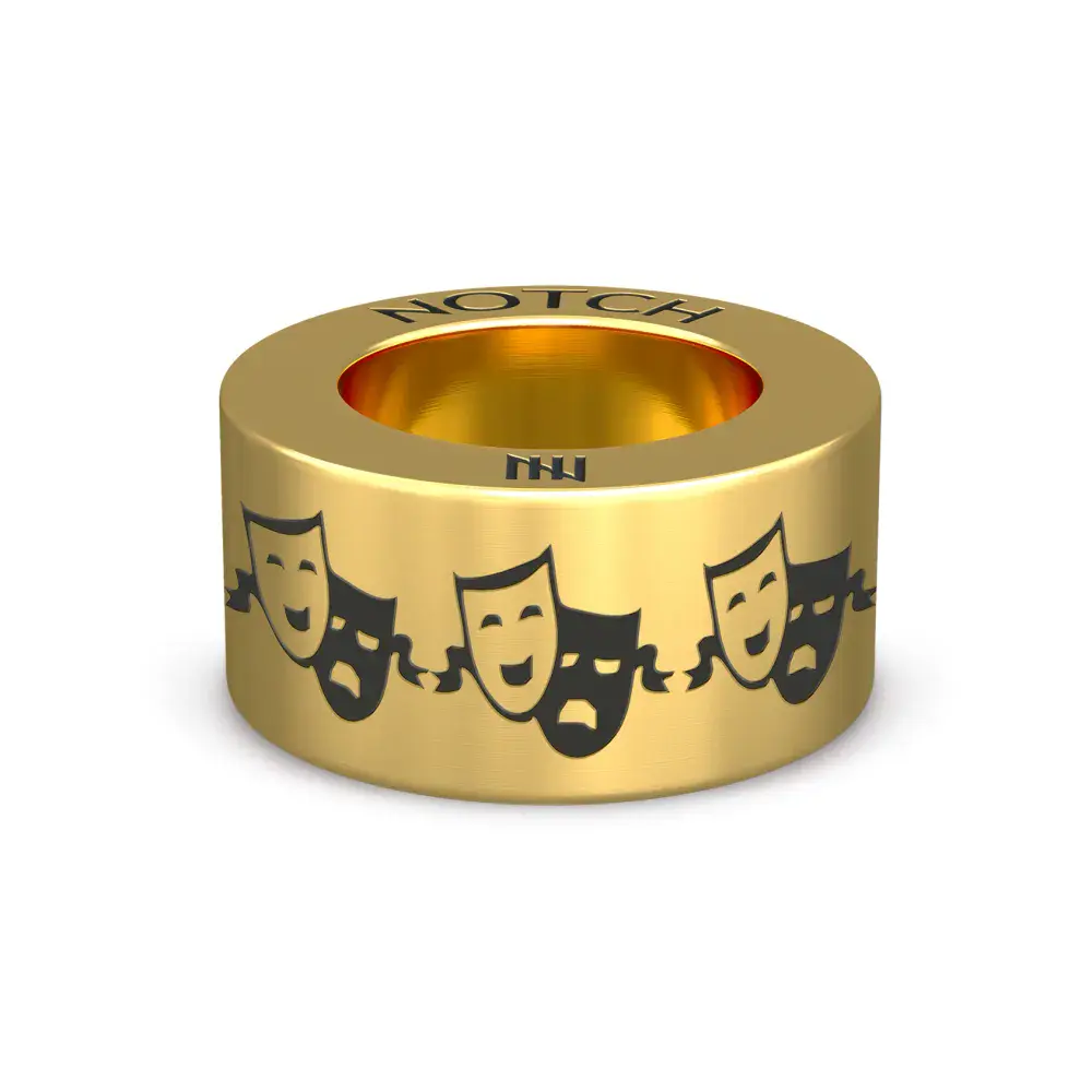 DRAMA MASK NOTCH CHARM