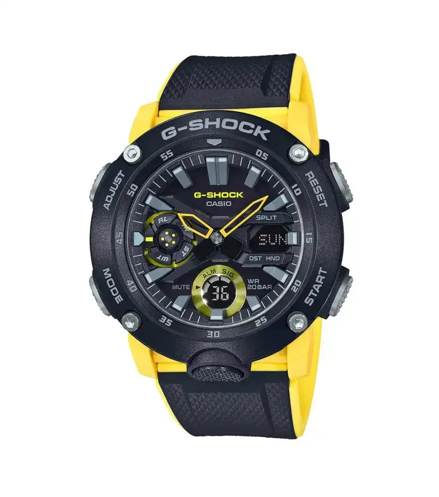 GA-2000-1A9ER G SHOCK 200 meter water resistant