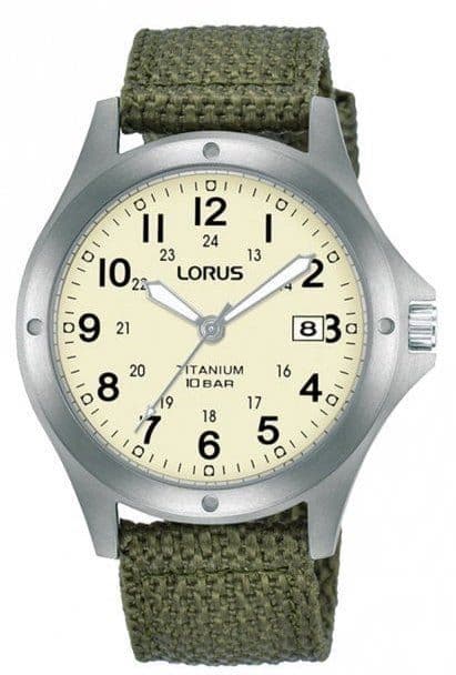 Lorus Gents Titanium Watch RG891CX9
