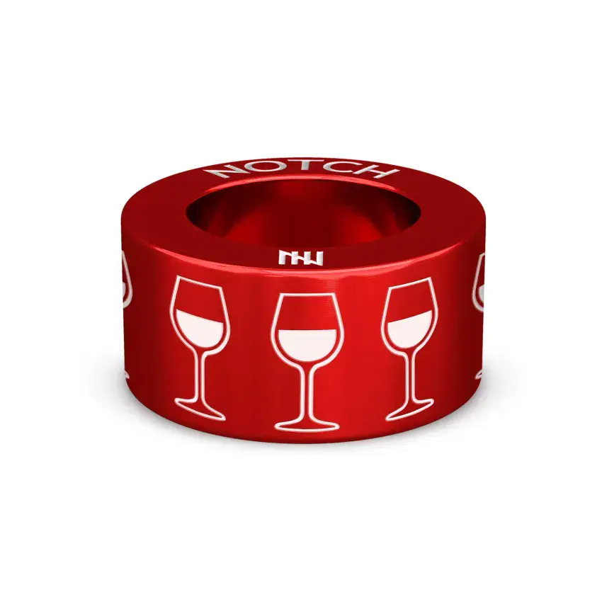 WINE GLASS NOTCH CHARM