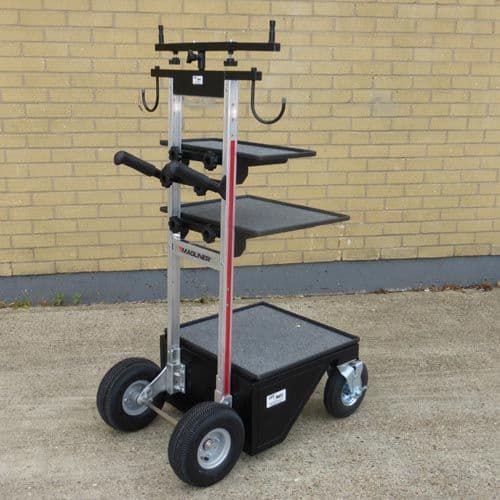 Magliner Backstage Vertical Cart with Shelves MAG-01 V-JR 8X-SPEC