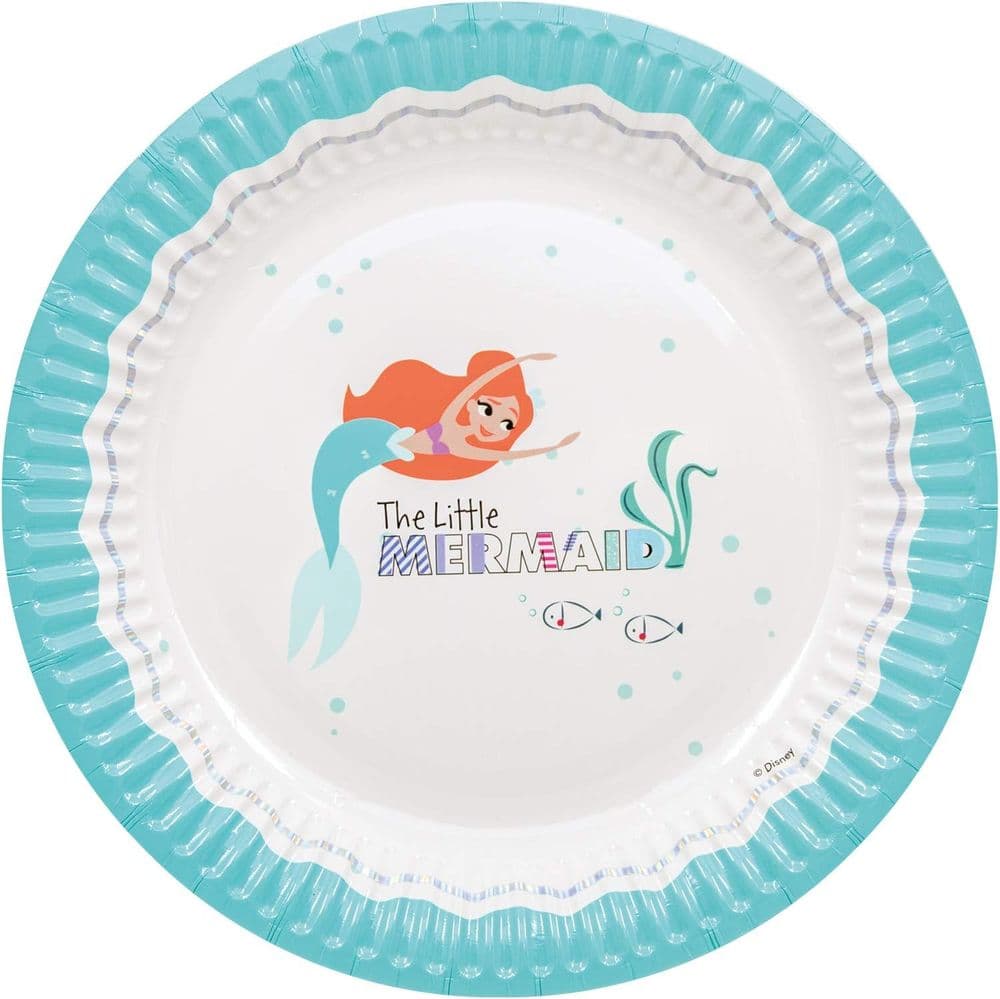 Ariel the little Mermaid party plates