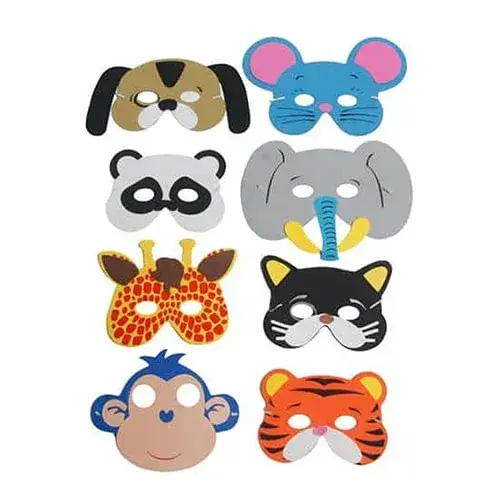 Assorted Animal Foam Masks
