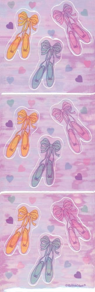 Ballet shoes stickers
