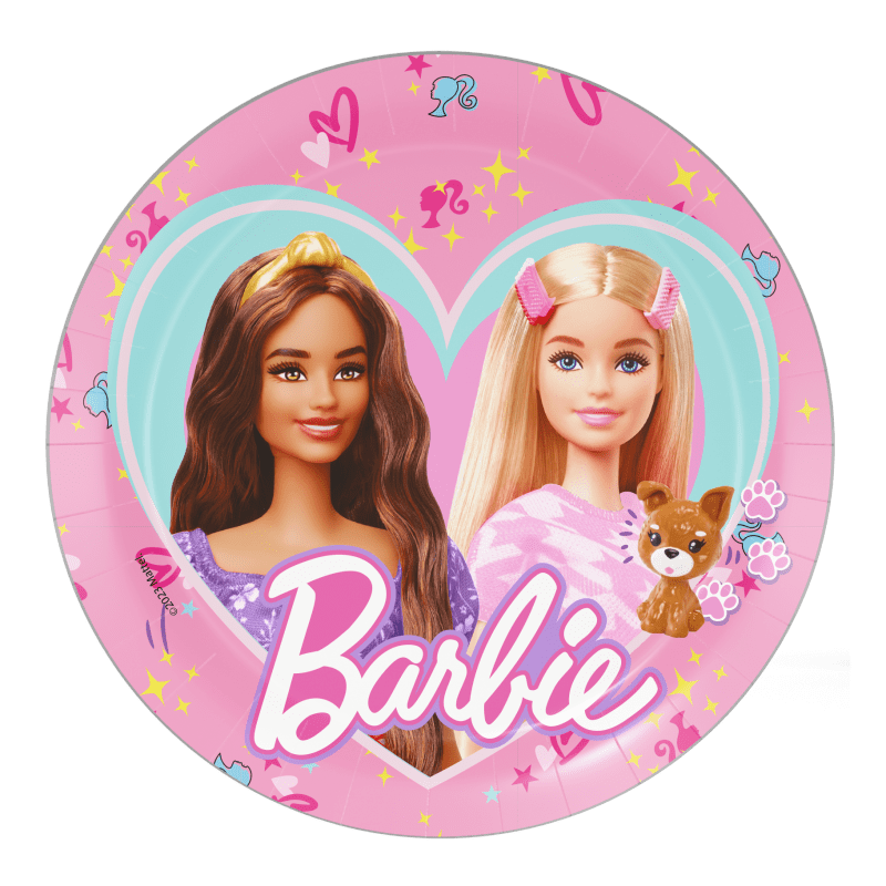 Barbie Party 18cm Paper Plates