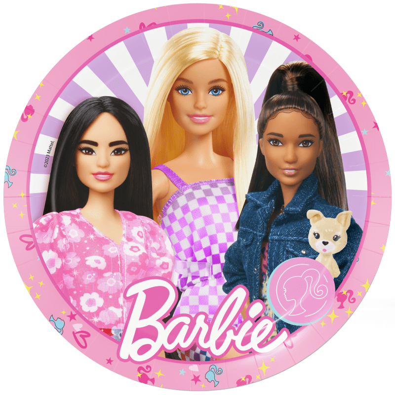 Barbie Party 23cm Paper Plates