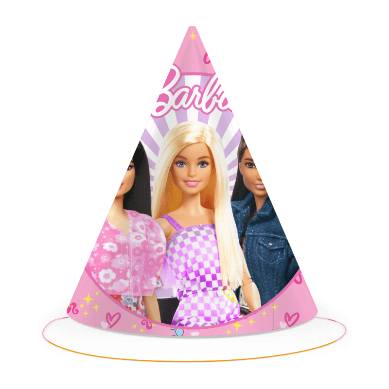 Barbie Party Cone Hats 1