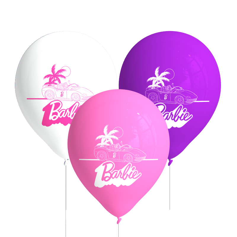 Barbie Party Latex Balloons