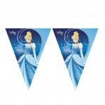 Cinderella Triangle Pennant Flag Banner 11 flags - 3m x 25cm