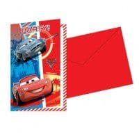 Disney Cars 2 Party Invitations