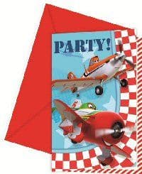 Disney Planes Invitations and Envelopes