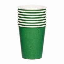 Festive Green Paper Cups