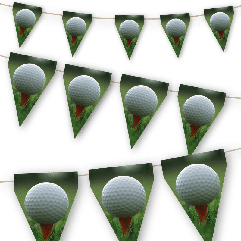 Golf pennant 3 meters
