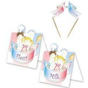 Little Cooks Food Picks and Name Cards