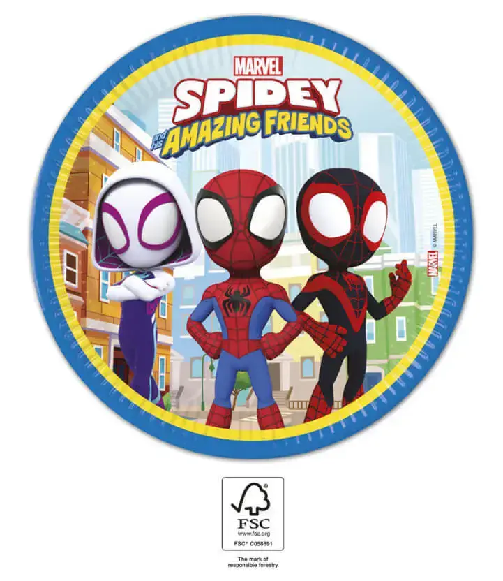 Marvel s Spidey Paper Plates 23 cm