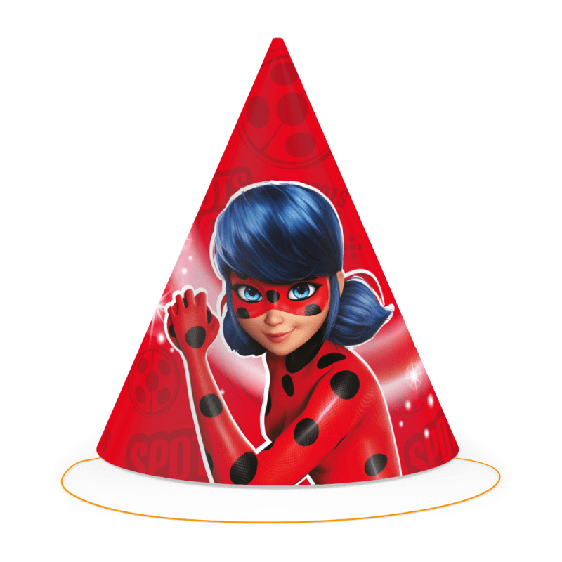 Miraculous Lady Bug Party Hats