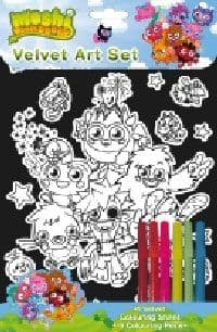 Moshi Monsters velvet colouring set