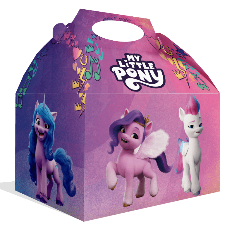 My Little Pony Party Cardboard Lunch Boxes