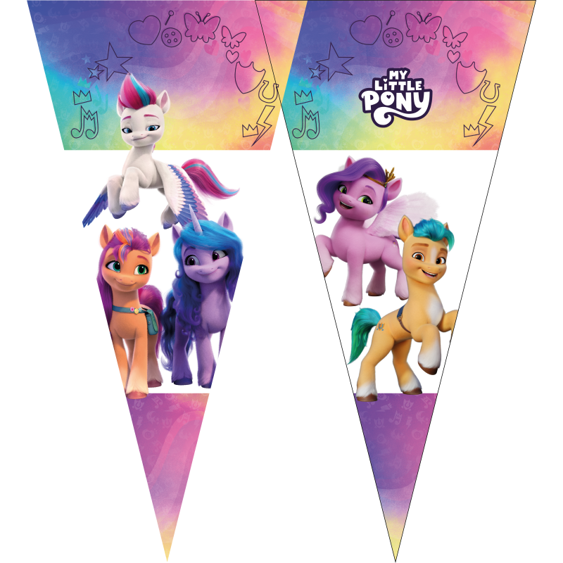 My Little Pony Party Cellophane Cone Bags Bulk