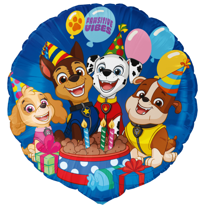Paw Patrol Round Foil Balloon 46 cm