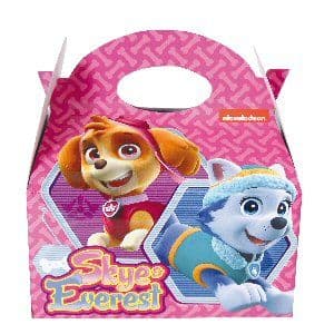 Pink Paw Patrol party boxes