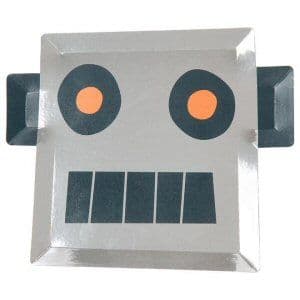 Robot Head Shaped Plates