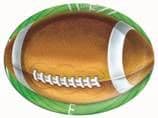 Rugby Shaped Party Plates