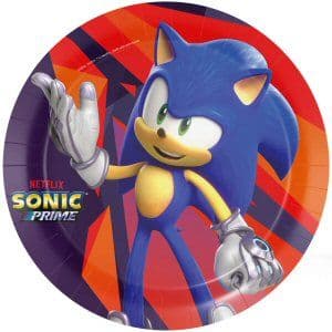 Sonic Prime Party 23cm Paper Plates