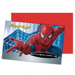 Spider-Man Invite/Invitation with envelopes