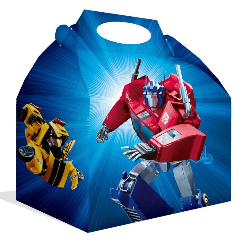 Transformers Party Cardboard Lunch Boxes