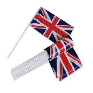 Union Jack Hand Waving Flag