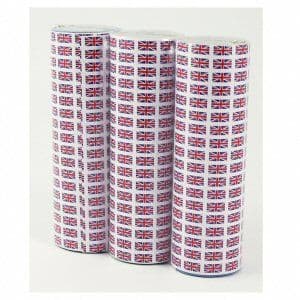 Union Jack Paper Streamer Throws