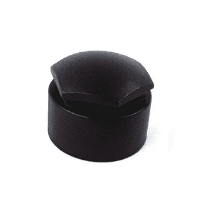 Black Wheel Nut Cap & x28;SEAT Lock Nut Covers& x29;