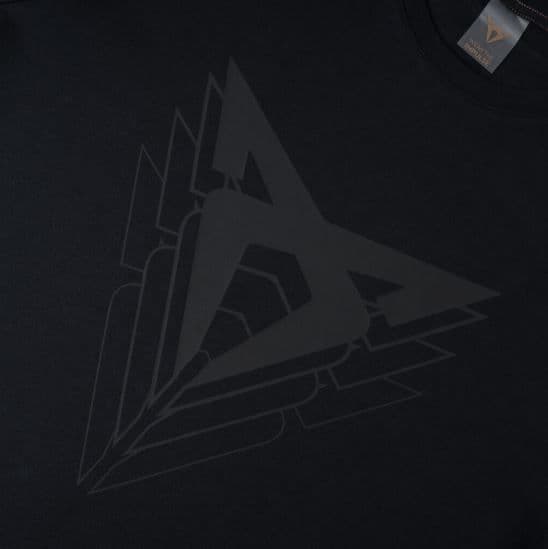 Cupra Black Large Logo Tshirt Medium