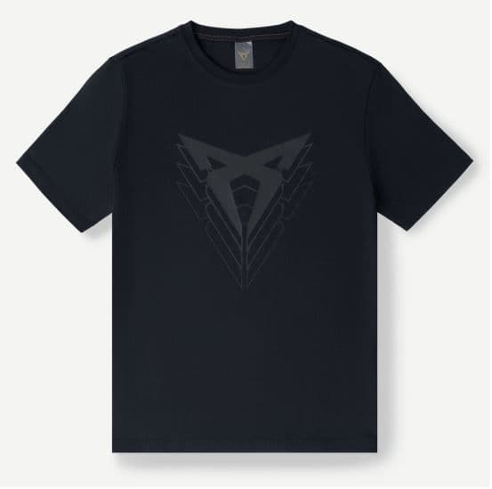 Cupra Black Large Logo Tshirt Medium