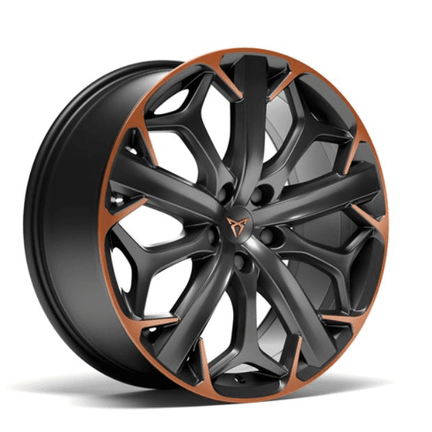 CUPRA Formentor 19 Exclusive alloy wheel in sport black and copper
