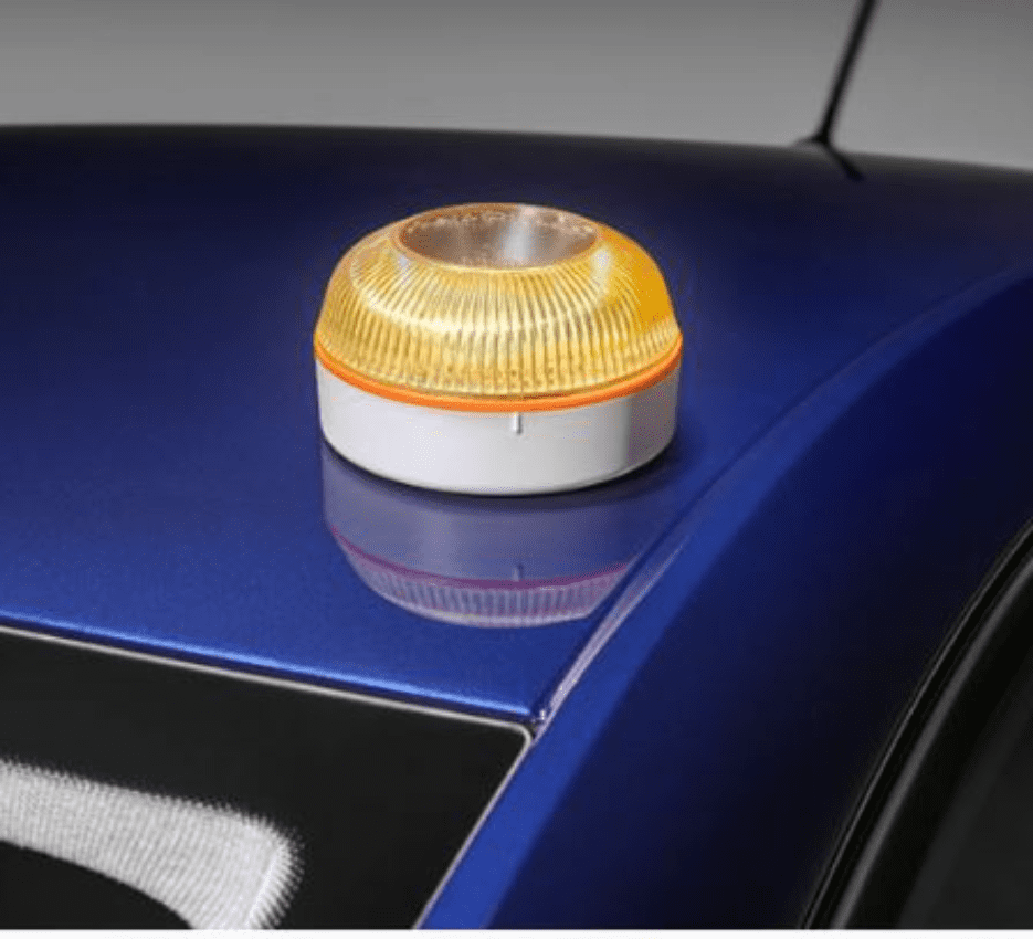 Emergency Orange Flashing Lamp