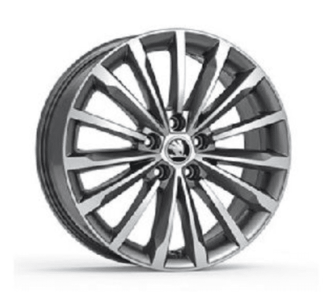 Karoq 18& x22; Trinity Brushed Anthracite Alloy Wheel
