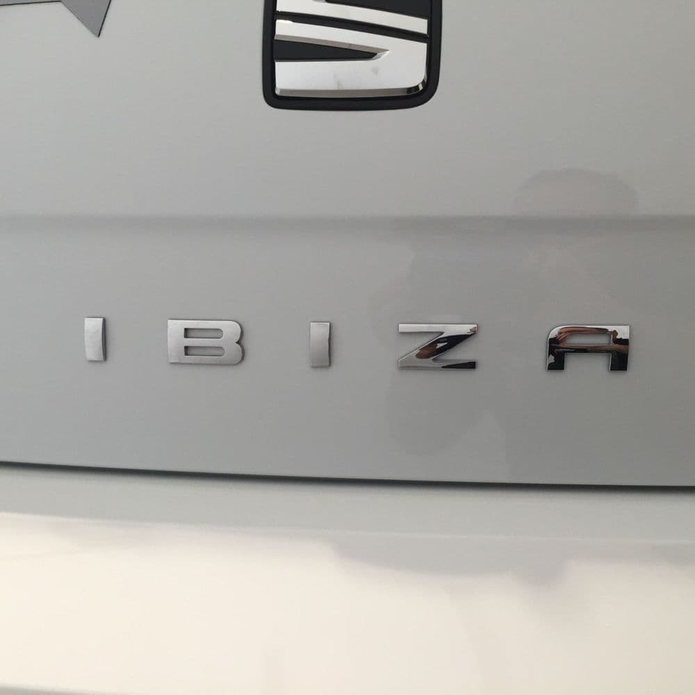 SEAT Ibiza 6J Rear Badge Ibiza