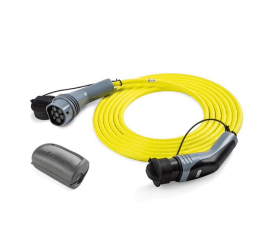Skoda Mode 2 Charging Cable 3 Pin Plug
