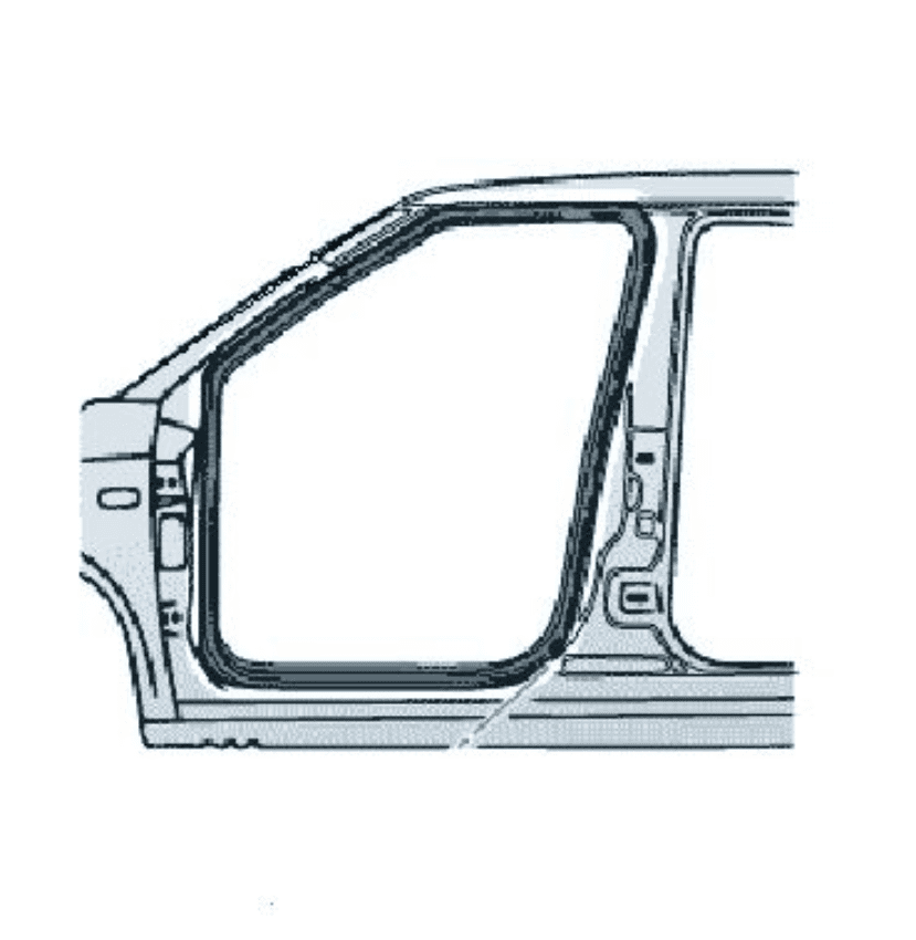 Skoda Octavia 5E Left Front Door Body Seal