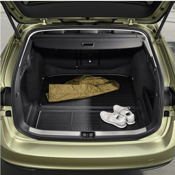 Skoda Superb IIII Double Sided Boot Mat Estate Model With Standard Floor