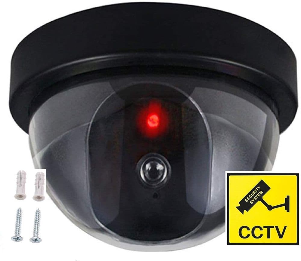 Box 100 ShaniTech Dummy Dome Security Camera Flashing Led
